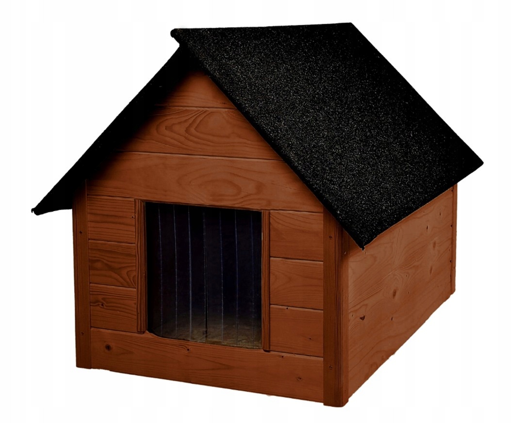 BOUDA PRO PSA KOČKU ZATEPLENÁ SEDLOVÁ XL WOODOK PELÍŠEK BARVA PALISADER ...