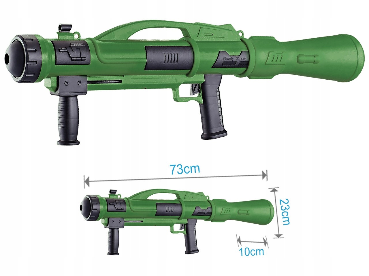 Bazooka bazuka pistolet na wodę 73cm - porównaj ceny - Allegro.pl