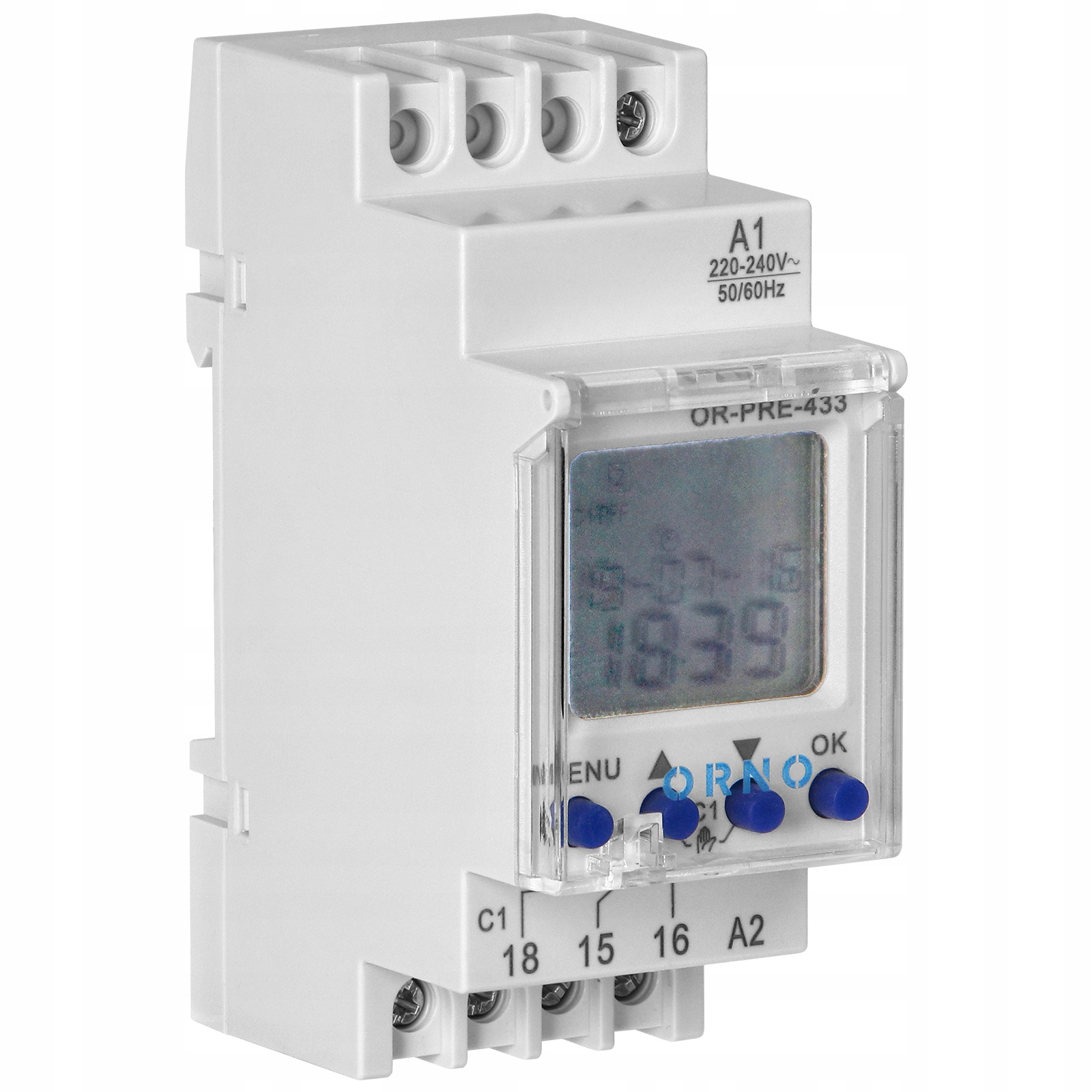Programator Czasowy Wyłącznik LCD Cyfrowy 52 Programy OR-PRE-433 na ...