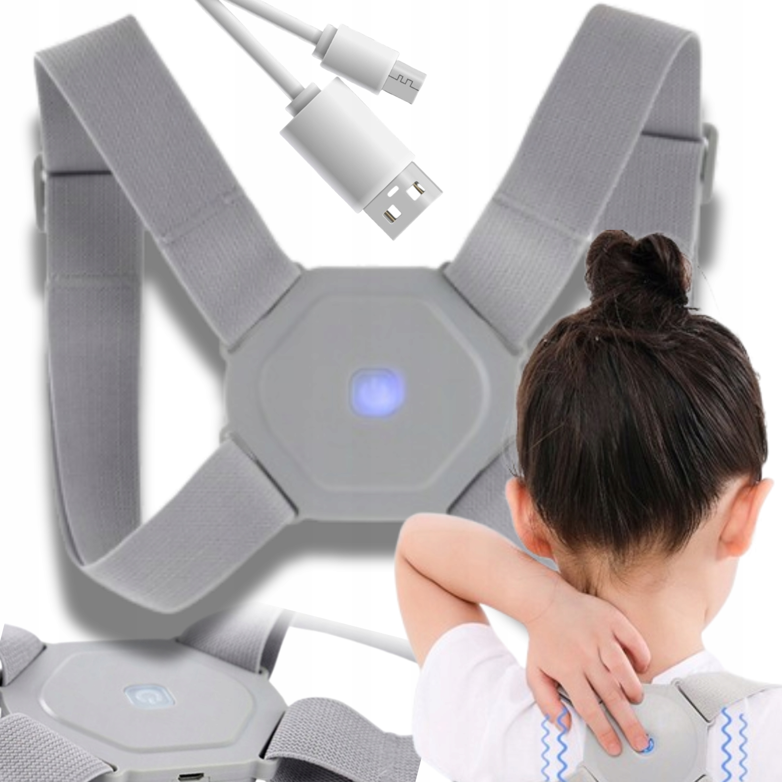 KOREKTOR ORTOPEDYCZNY WAD POSTAWY USB PROSTE PLECY SKUTECZNA KOREKCJA WADY • Opinie - Allegro