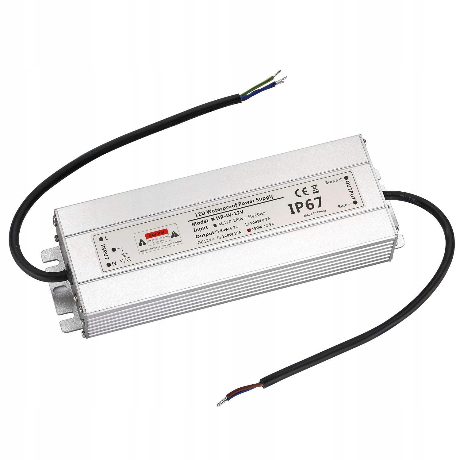 CPROSP Transformator LED 12V 150W 12,5A IP67 • Cena, Opinie - Allegro