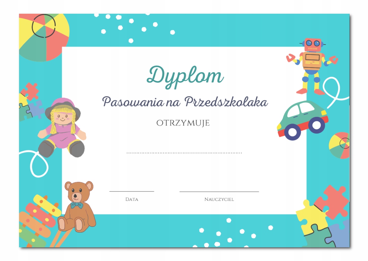 Dyplom A4 pasowanie ślubowanie na przedszkolaka • Cena, Opinie • Papier ... Dyplom A4 pasowanie ślubowanie na przedszkolaka • Cena, Opinie • Papier ...