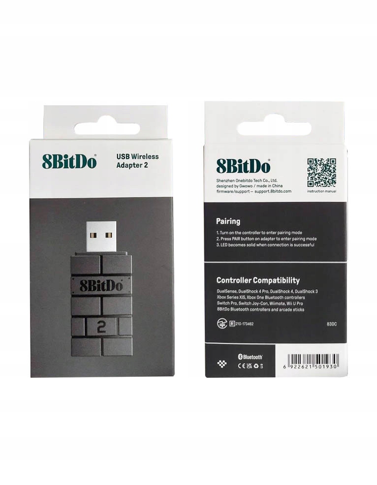 Adapter Bluetooth 8Bitdo RET00283 - Sklep, Opinie, Cena w Allegro