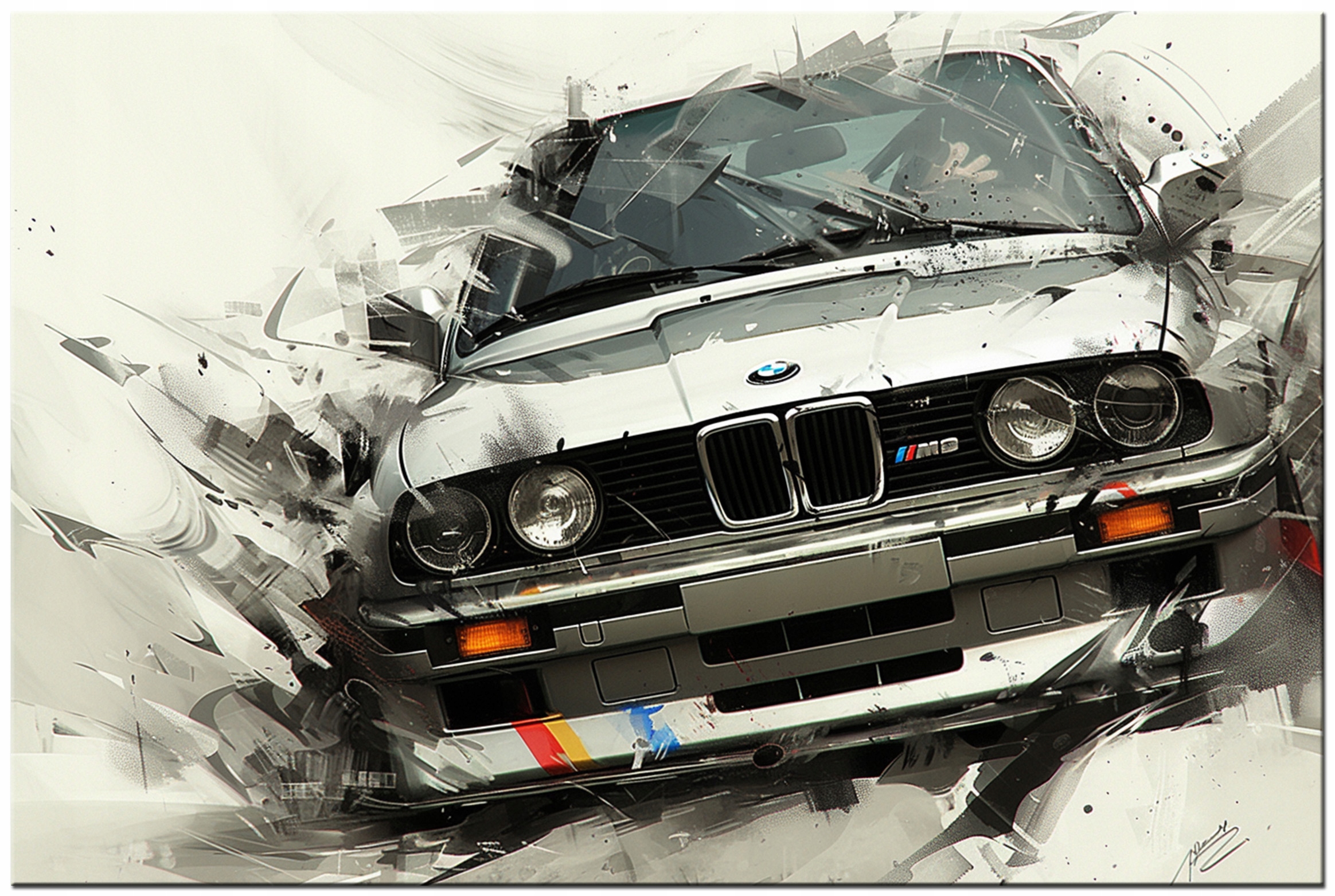 Obraz na płótnie Samochód BMW 3 M3 E30 E 30 320 318 325 316 Auto ...