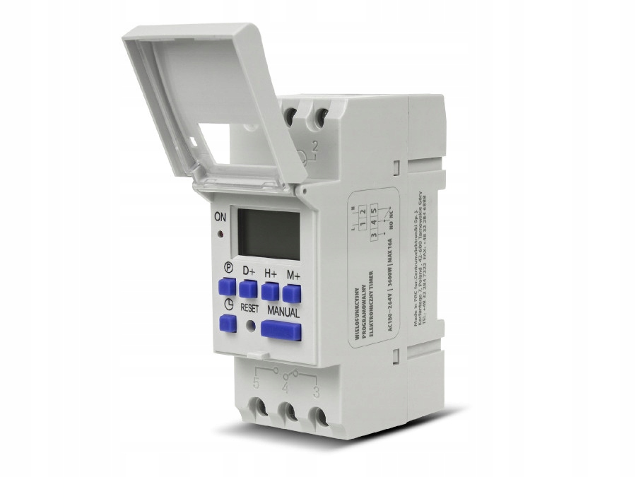 Zegar sterujący GreenBlue 230 V IP20 16 A (5903292801902) • Cena ...