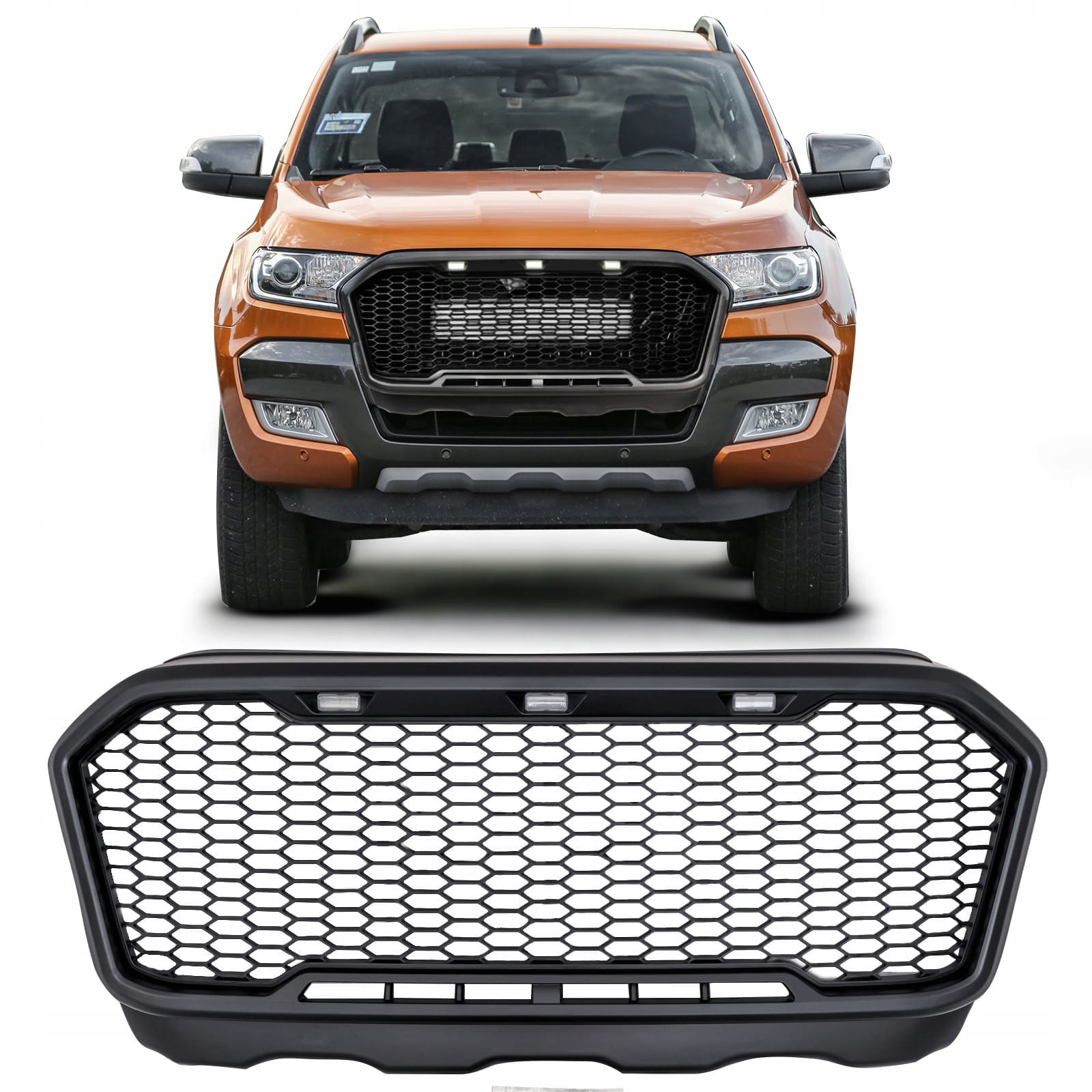 FORD RANGER T7 2016-18 TUNINGOWY GRILL ATRAPA LED 5905226047899 za 398 ...