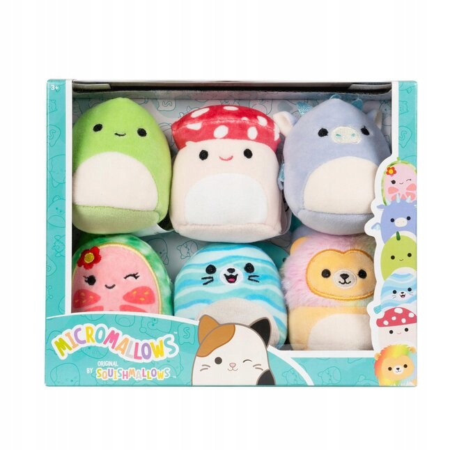 SQUISHMALLOWS MICROMALLOWS 6PACK MASKOTKI 6CM (191726747994) • Cena ...