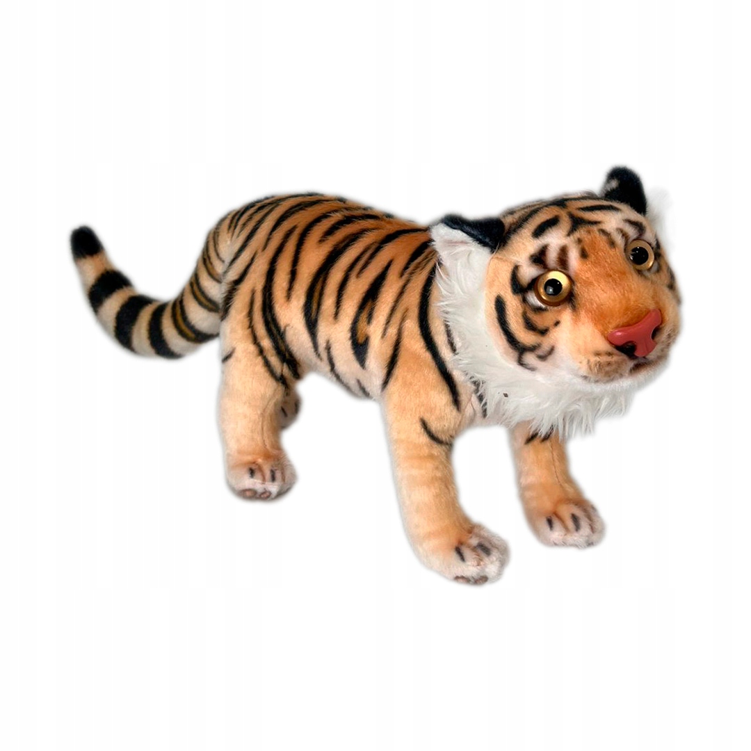 PLUSZOWY TYGRYS kot PLUSZAK stojący MASKOTKA 12585437135 - Allegro.pl