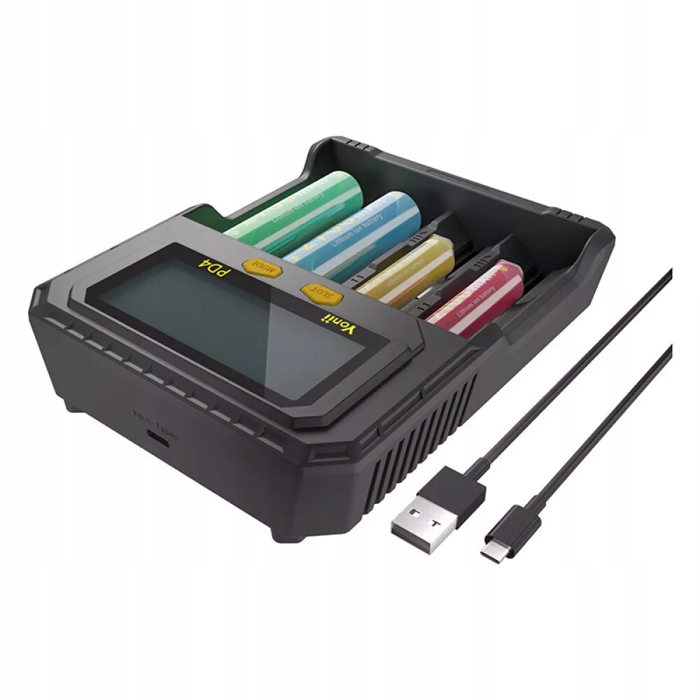 PD4 RYCHLÁ NABÍJEČKA PRO BATERIE AAA a AA 18650 21700 26650 za 596 ...