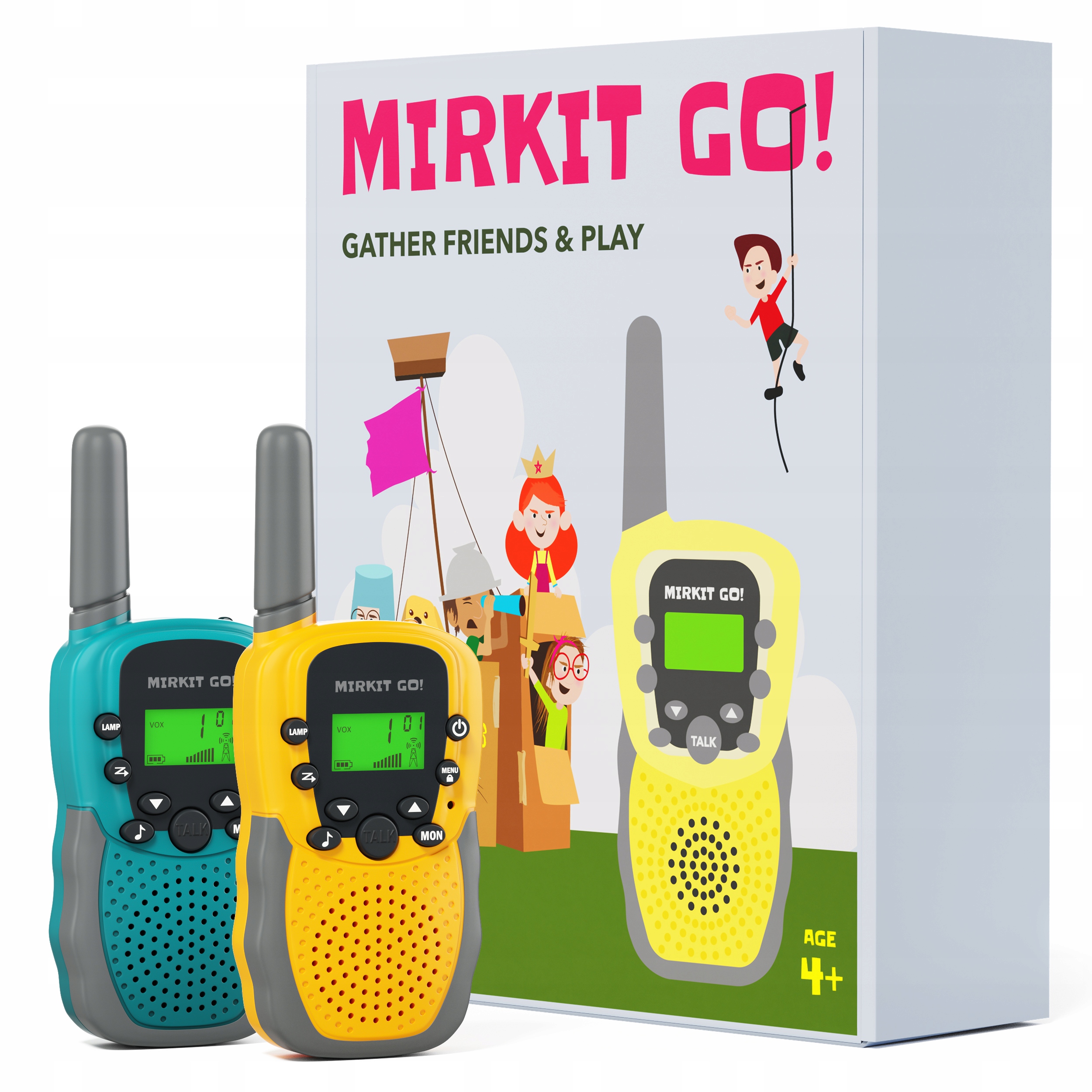 Hra MIRKIT GO 2x dětské vysílačky a 4 dvorní hry T-388 - Allegro