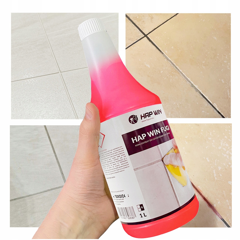 PŁYN DO CZYSZCZENIA FUG BEZ SZOROWANIA HAP WIN 1L (5907443628387 ...
