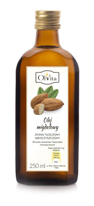 OLEJEK ze SŁODKICH MIGDAŁÓW 250ml olej MIGDAŁOWY 6341654214 - Allegro.pl