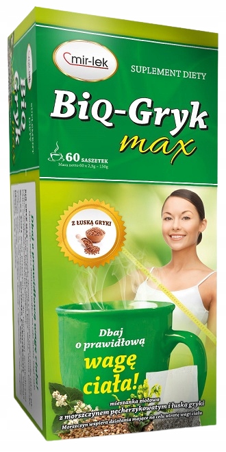 Mieszanka ziołowa Mir-lek Biq Gryk 60 saszetek (5908228098531) • Cena ...