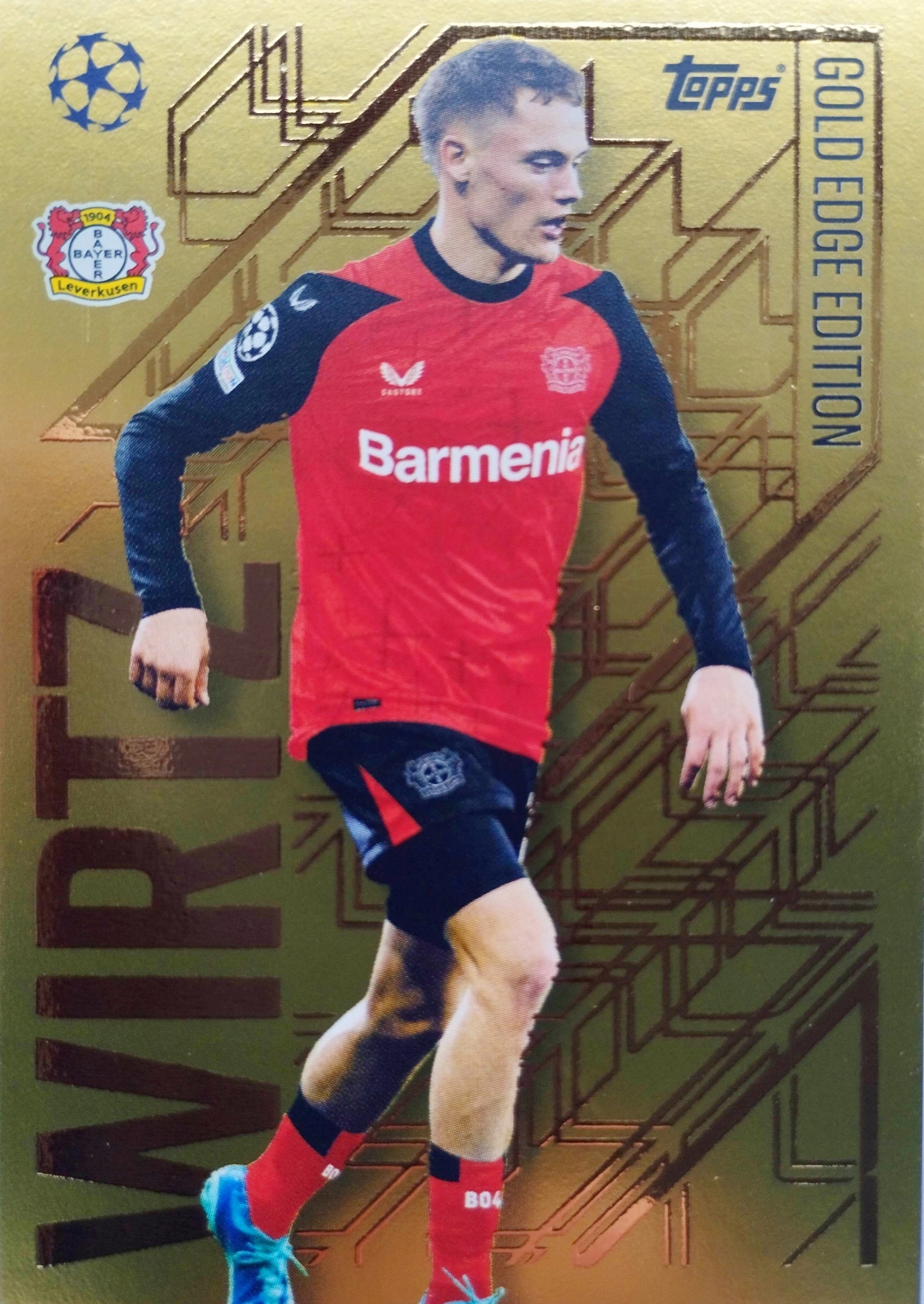TOPPS MATCH ATTAX 2024-2025 GOLD EDGE EDITION GE 8 FLORIAN WIRTZ - 16989365275 - Allegro