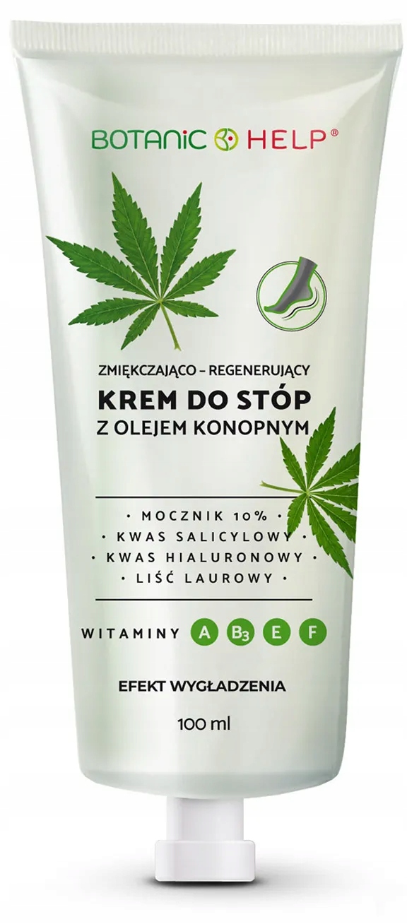 Botanic Help 100 ml krem do stóp z olejem konopnym (5905669005685) • Cena, Opinie • Kremy do ...