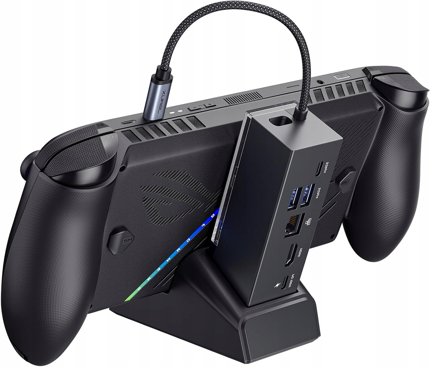 STACJA DOKUJĄCA 6 W 1 DO ROG ALLY X STEAM DECK HDMI 4K 120HZ PD 100W ...