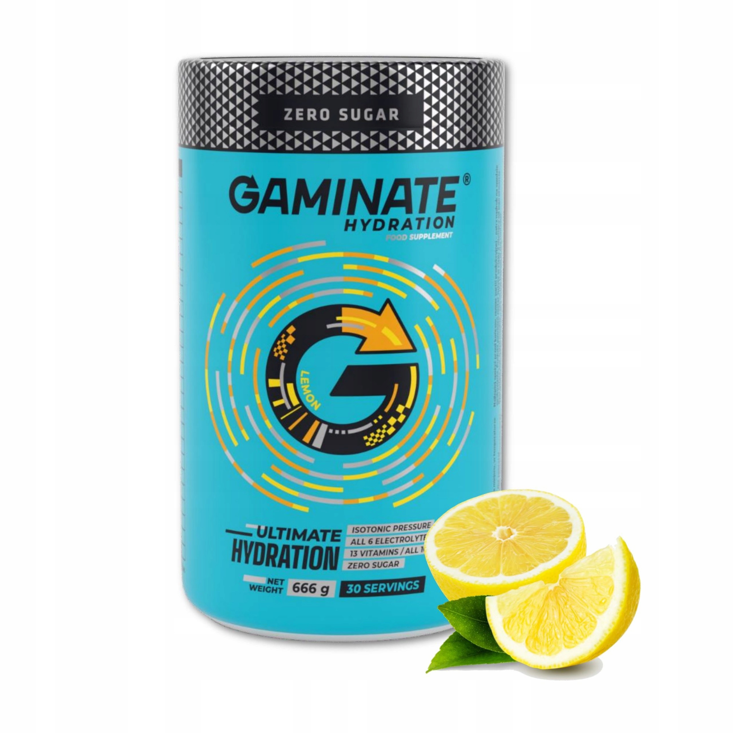 Gaminate Hydration LEMON pierwszy izotonik w proszku bez cukru ...