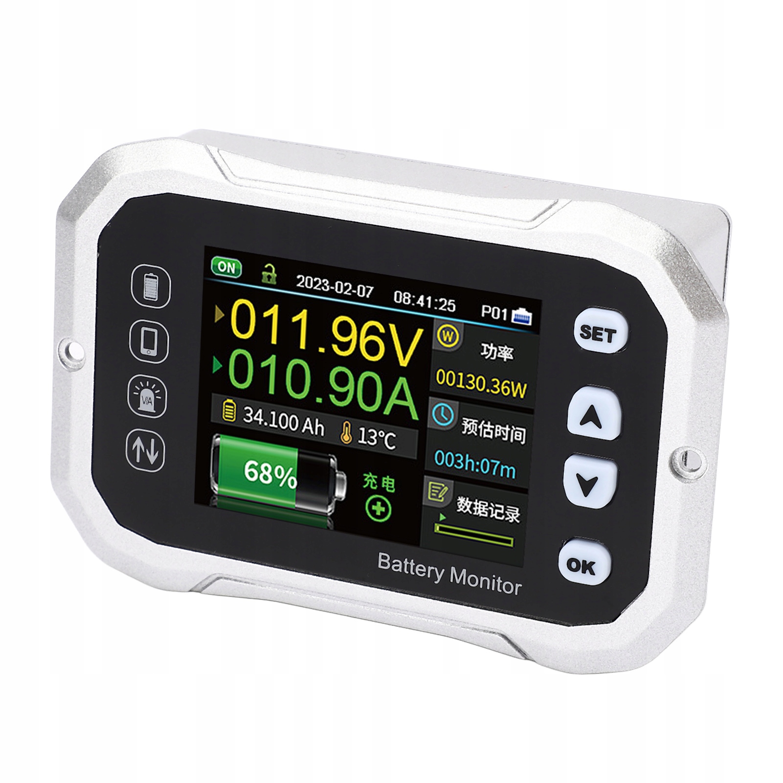 Digital Display Smart Bateric Monitor Wbudowane w Buzzer 100A ZV • Cena ...