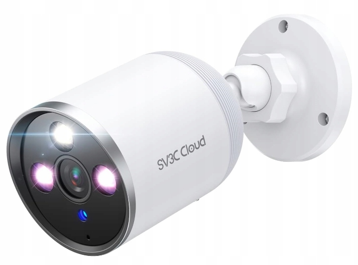 SV3C CLOUD KAMERA ZEWNĘTRZNA MONITORUJĄCA Z NOKTOWIZOREM 2K SD WIFI IP65 • Cena, Opinie - Allegro