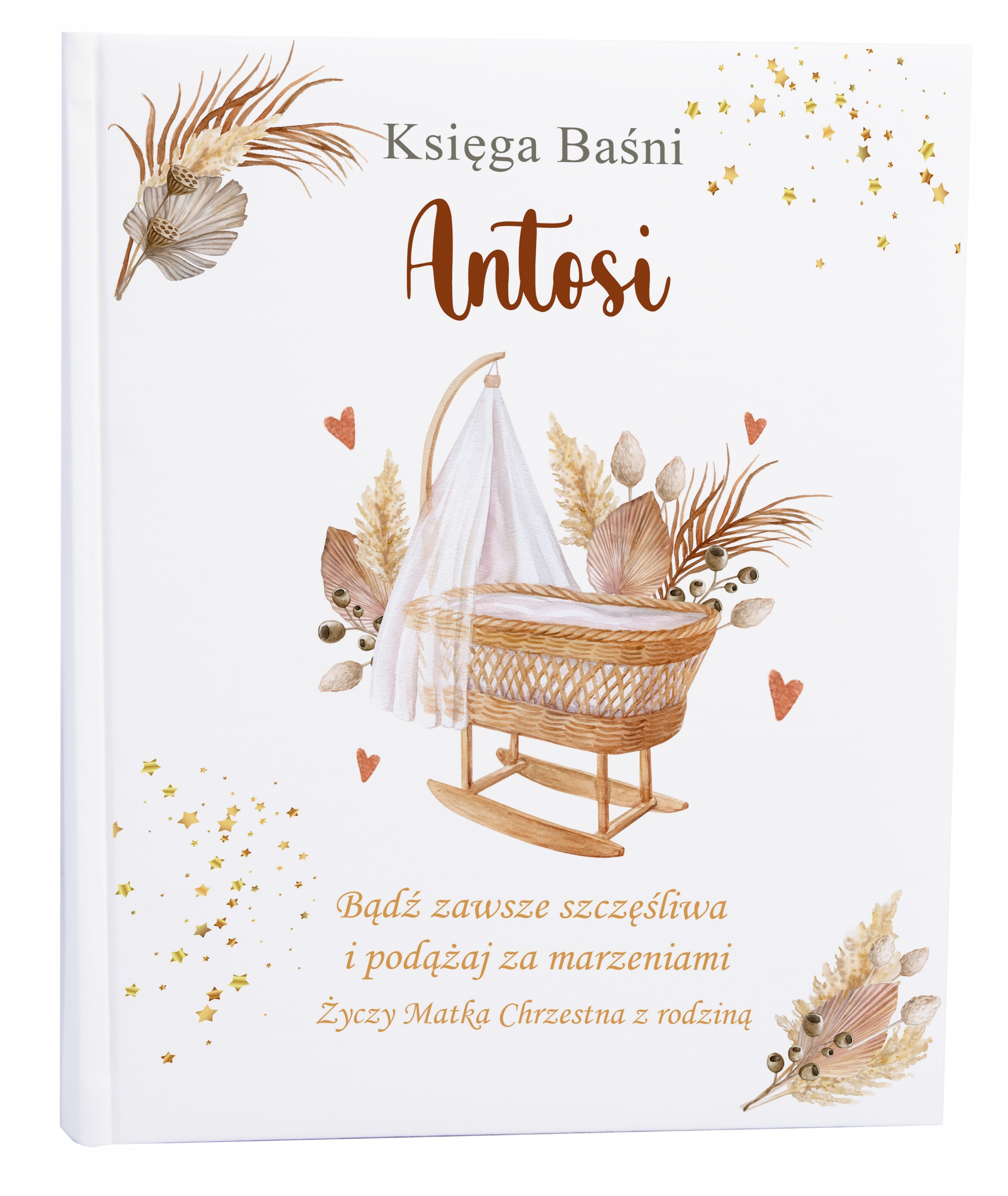 Prezent na chrzest z Twoim NADRUKIEM Baśnie BAJKI (12649404502) | Książka Allegro