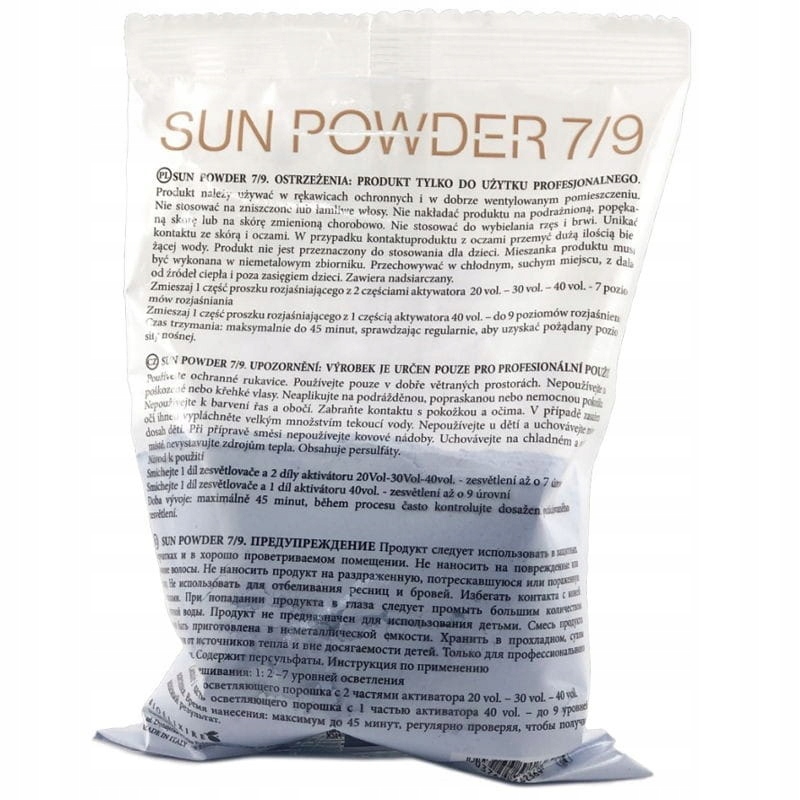 BIOELIXIRE SUN POWDER 7/9 PROSZEK ROZJAŚNIAJĄCY 500 G 16465262034 ...