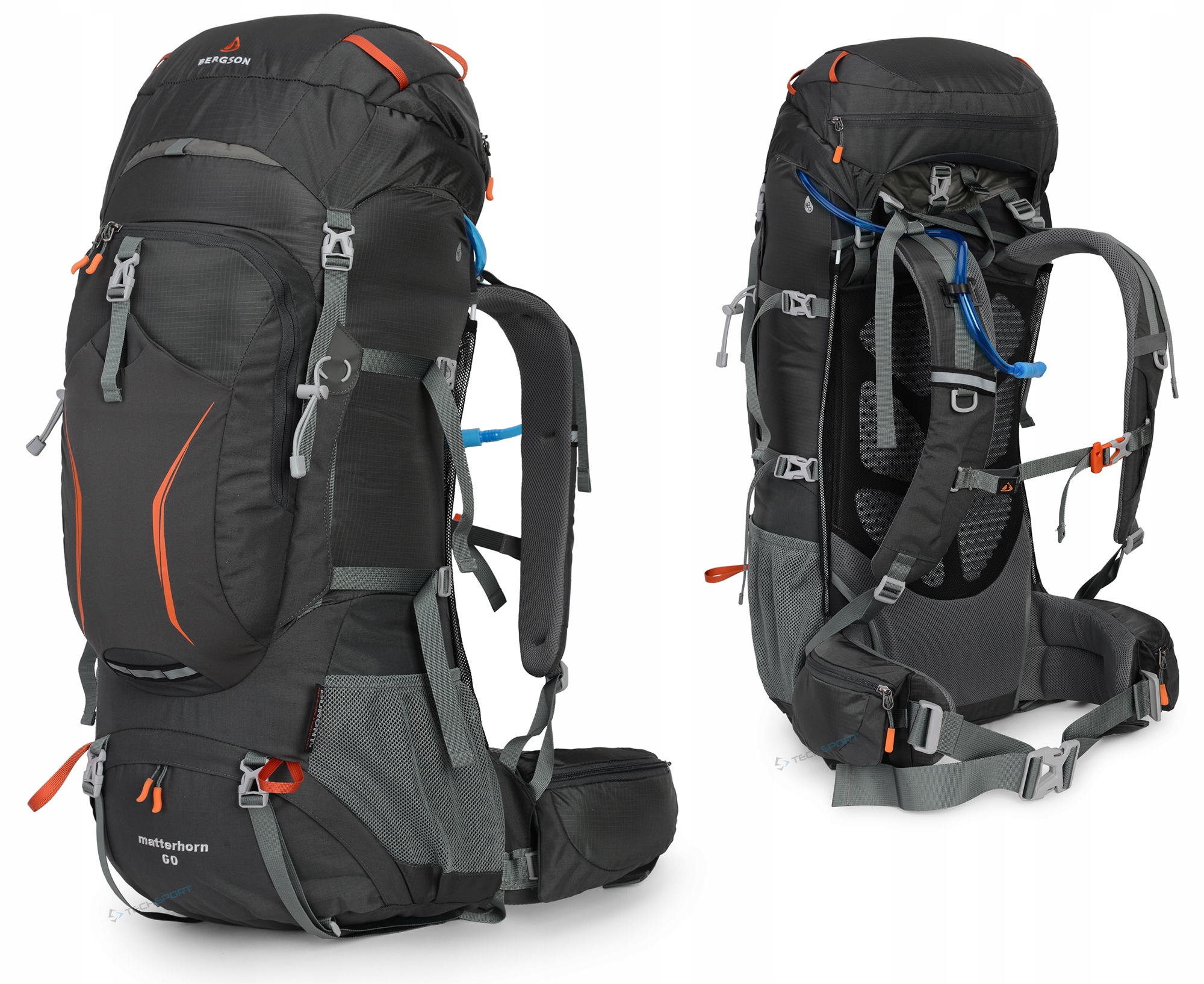 PLECAK TURYSTYCZNY BERGSON MATTERHORN 60-70L (5907696049014) • Cena, Opinie • Plecaki ...