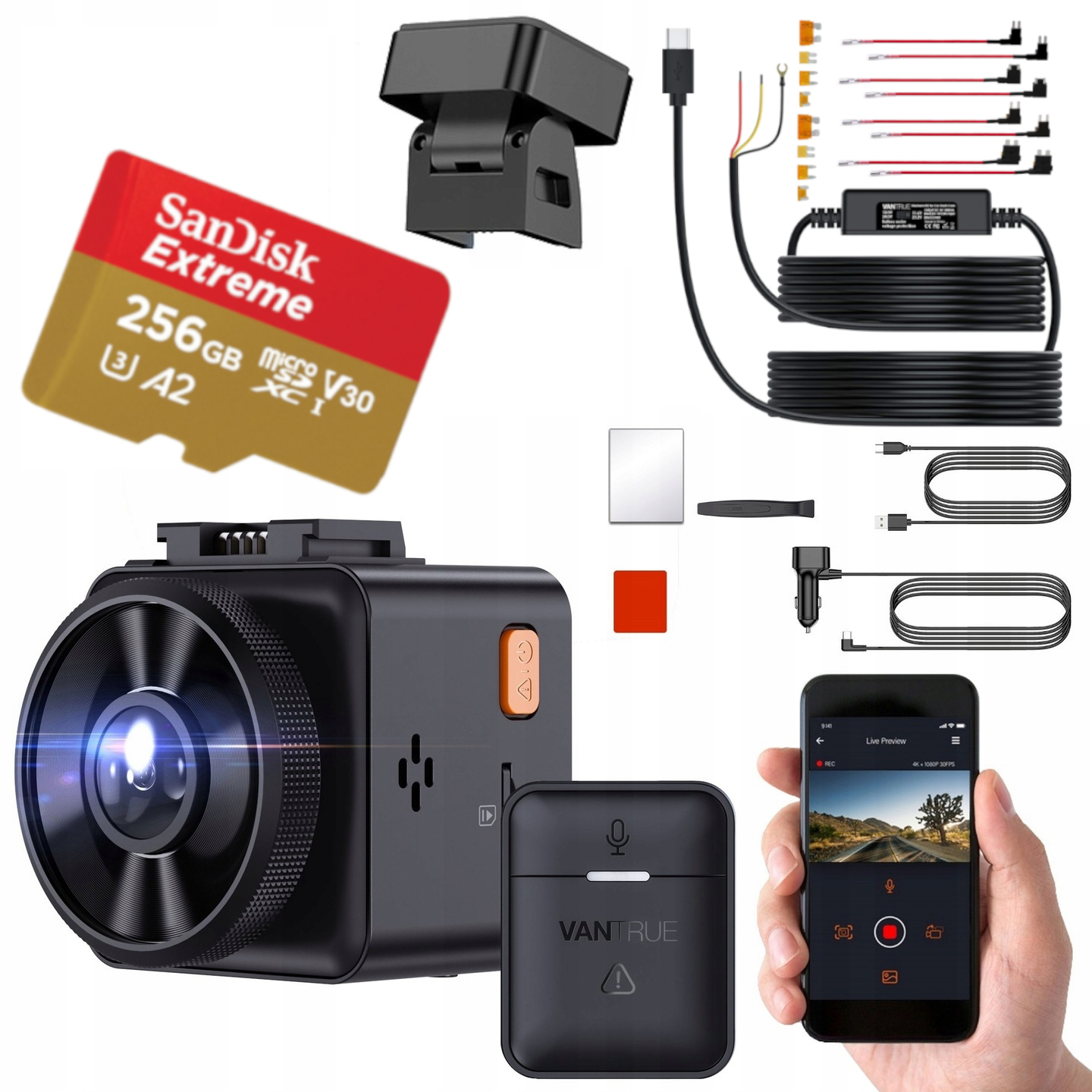 Wideorejestrator Vantrue E1 SUPER HDR WIFI APKA 5904209821150 za 919.99PLN z Kraków - Allegro ...