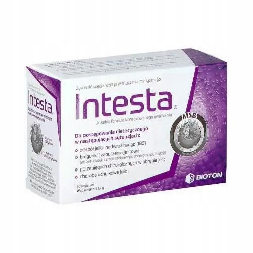 Intesta 35,7g suplement diety 60 kapsułek (5903792661754) • Cena ...