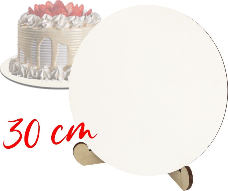 PODKŁAD POD TORT CIASTO BIAŁY HDF 3 MM SZTYWNY WYTRZYMAŁY 30 CM • Cena ... PODKŁAD POD TORT CIASTO BIAŁY HDF 3 MM SZTYWNY WYTRZYMAŁY 30 CM • Cena ...