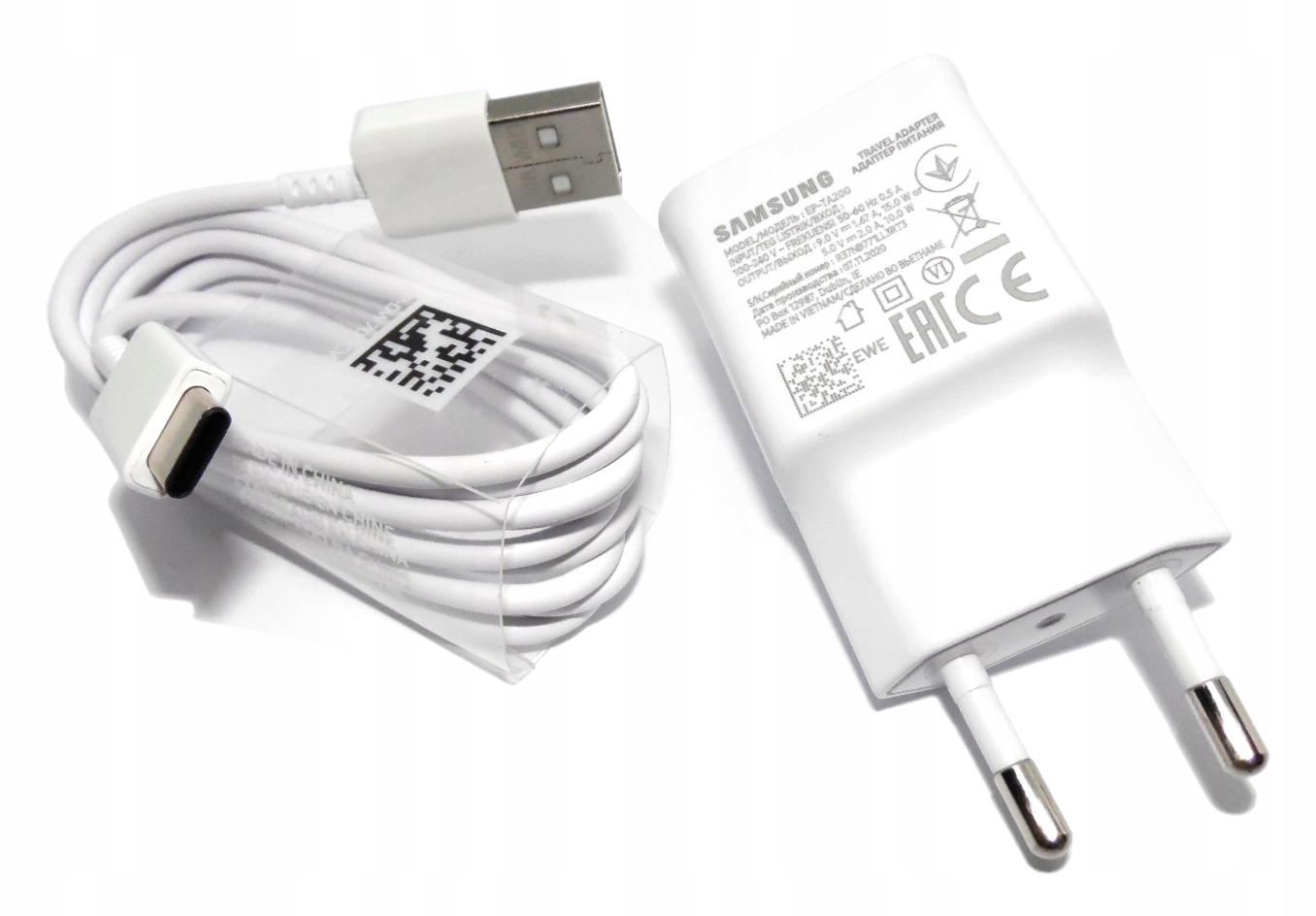 SAMSUNG ŁADOWARKA EP-TA200 FAST KABEL USB C ORYGIN - porównaj ceny ...