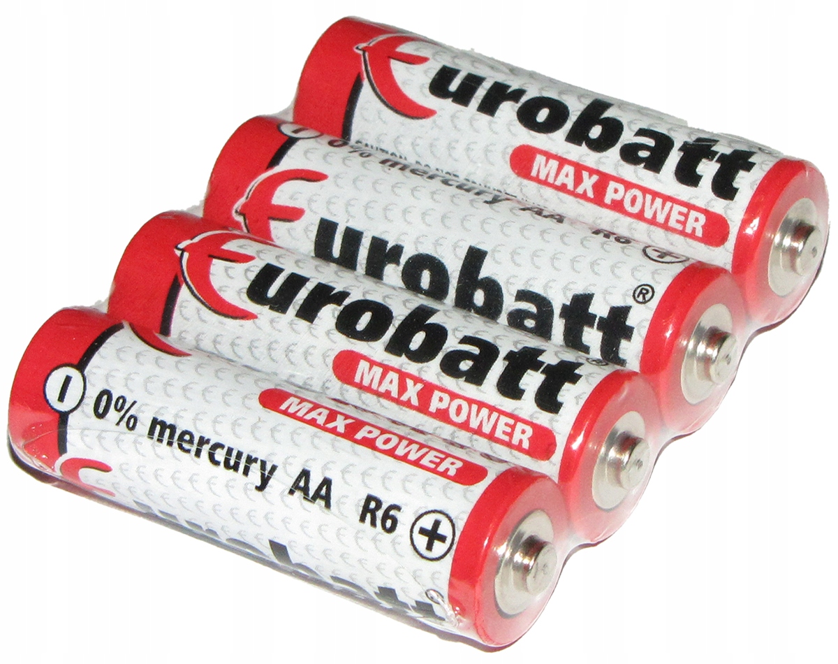 BATERIA PALUSZEK BATERIE PALUSZKI EUROBATT AA R6 4 SZT. 1,5V - Sklep ...