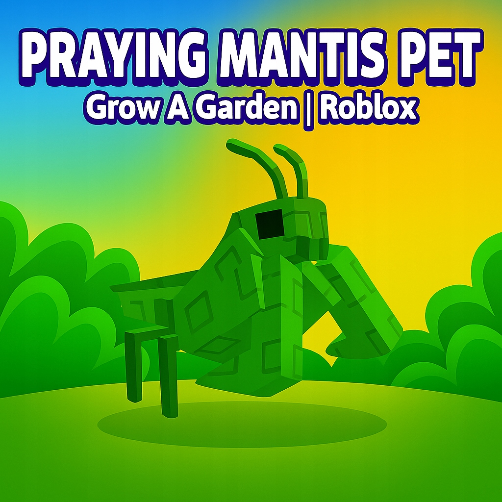 ROBLOX - PRAYING MANTIS - GROW A GARDEN - PET - MOŻLIWA MUTACJA ...