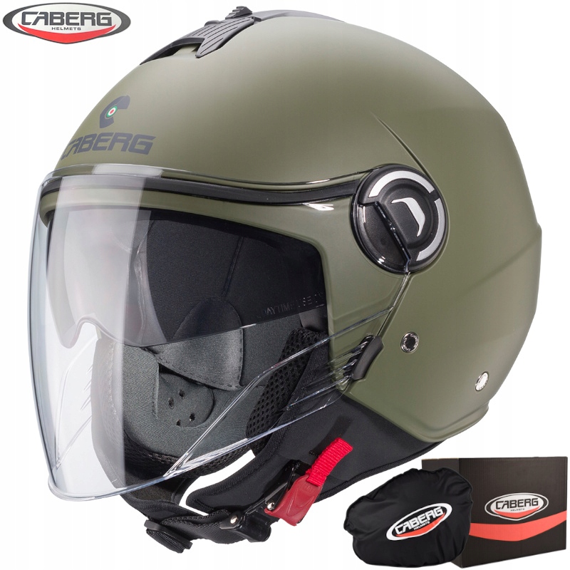 Kask Motocyklowy BLENDA CABERG RIVIERA V4X GREEN M • Cena, Opinie - Allegro