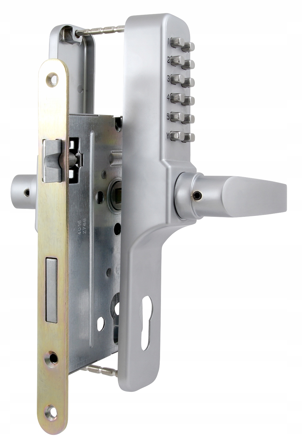 KLAMKA ZAMEK SZYFROWY MECHANICZNY KOD BEZ BATERII 72mm (5905548278148 ...