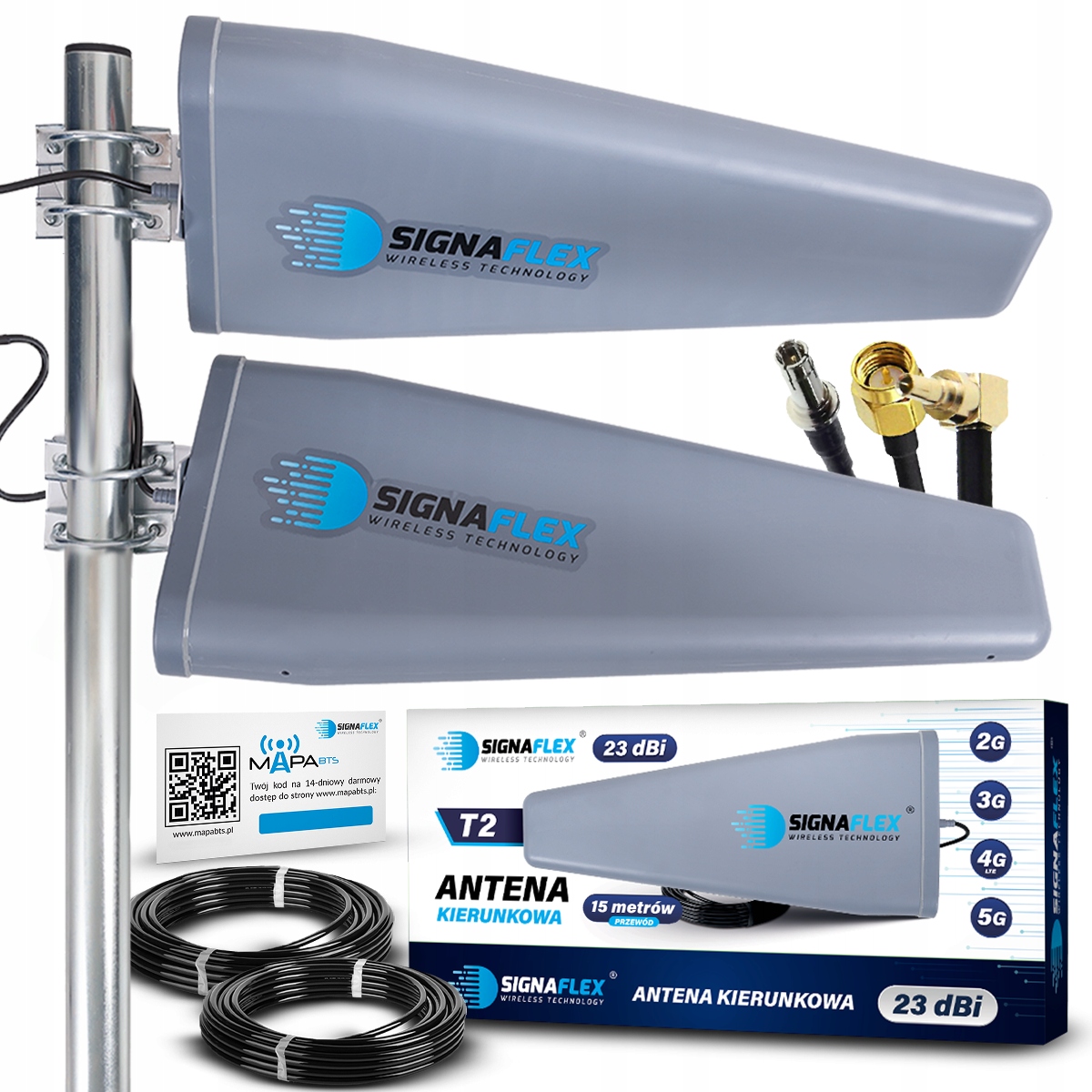 Antena helikalne i yagi Signaflex 5903864757101 - Sklep, Opinie, Cena w Allegro