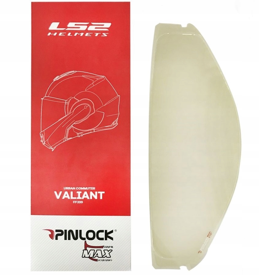 Fólie na přilbu LS2 Valiant průhledná - Allegro