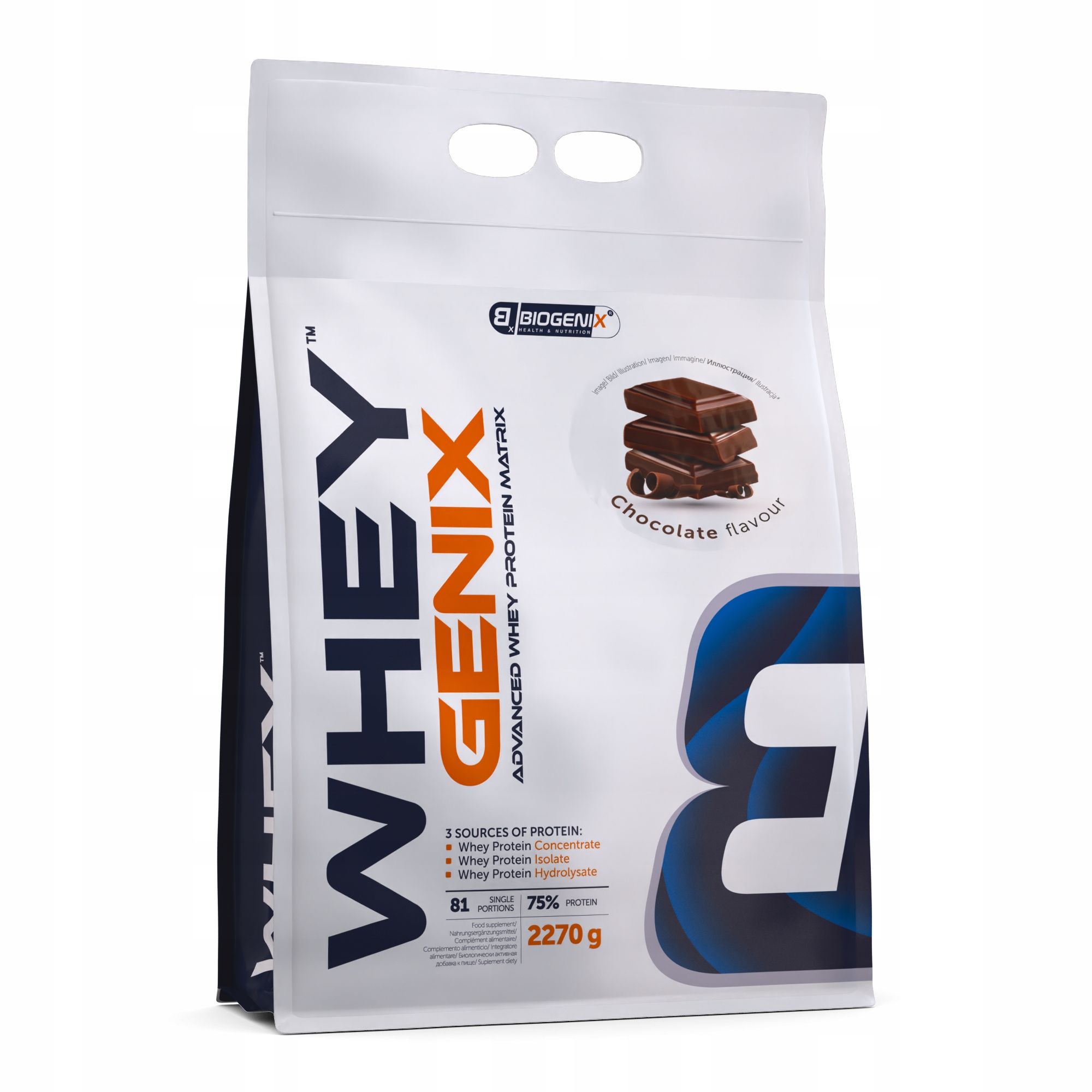 BIOGENIX WHEY GENIX 2270g BIAŁKO WPC IZOLAT - 6900874575243 ...