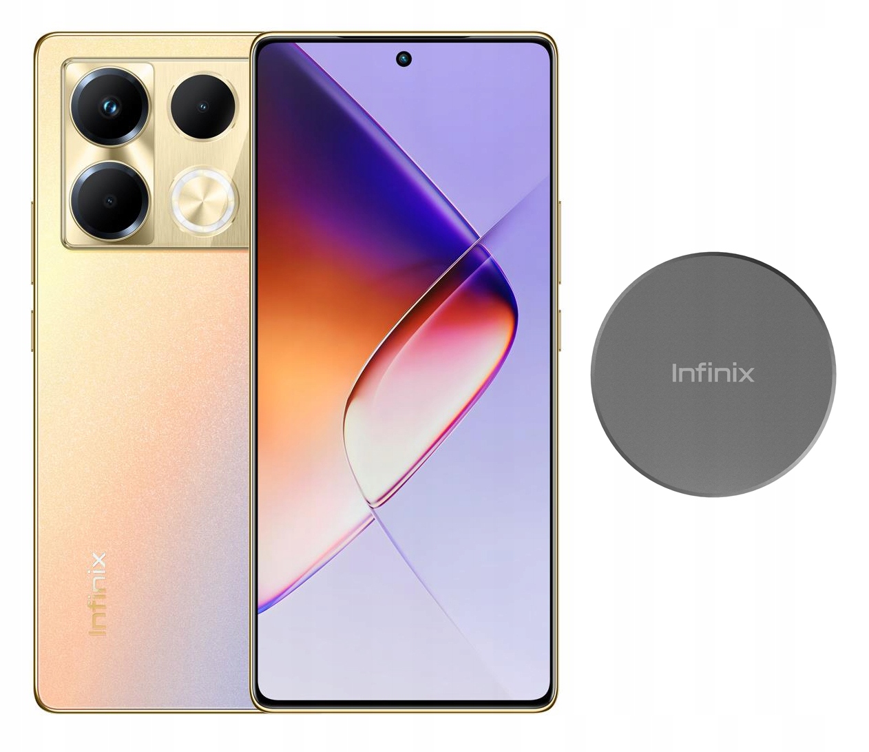 Smartfon Infinix NOTE 40 8 GB / 256 GB 5G złoty • Cena, Opinie - Allegro
