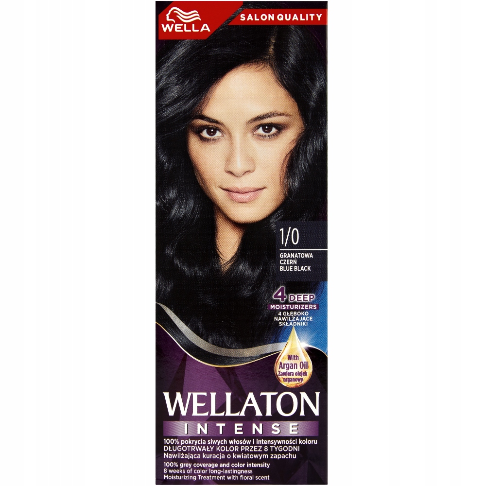 Wellaton Intense Farba włosów 1/0 Granatowa Czerń (4064666085654 ...