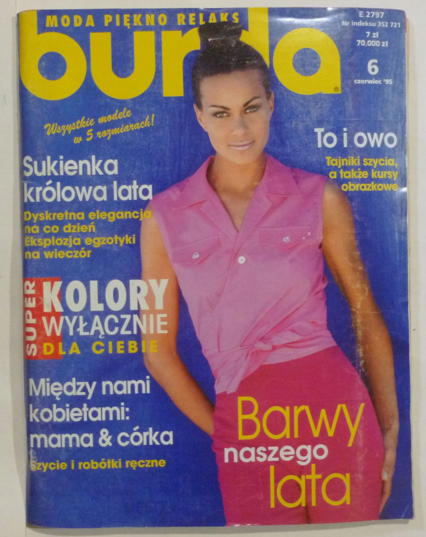 BURDA 6/1995 • Cena, Opinie • Czasopisma 17265717740 • Allegro