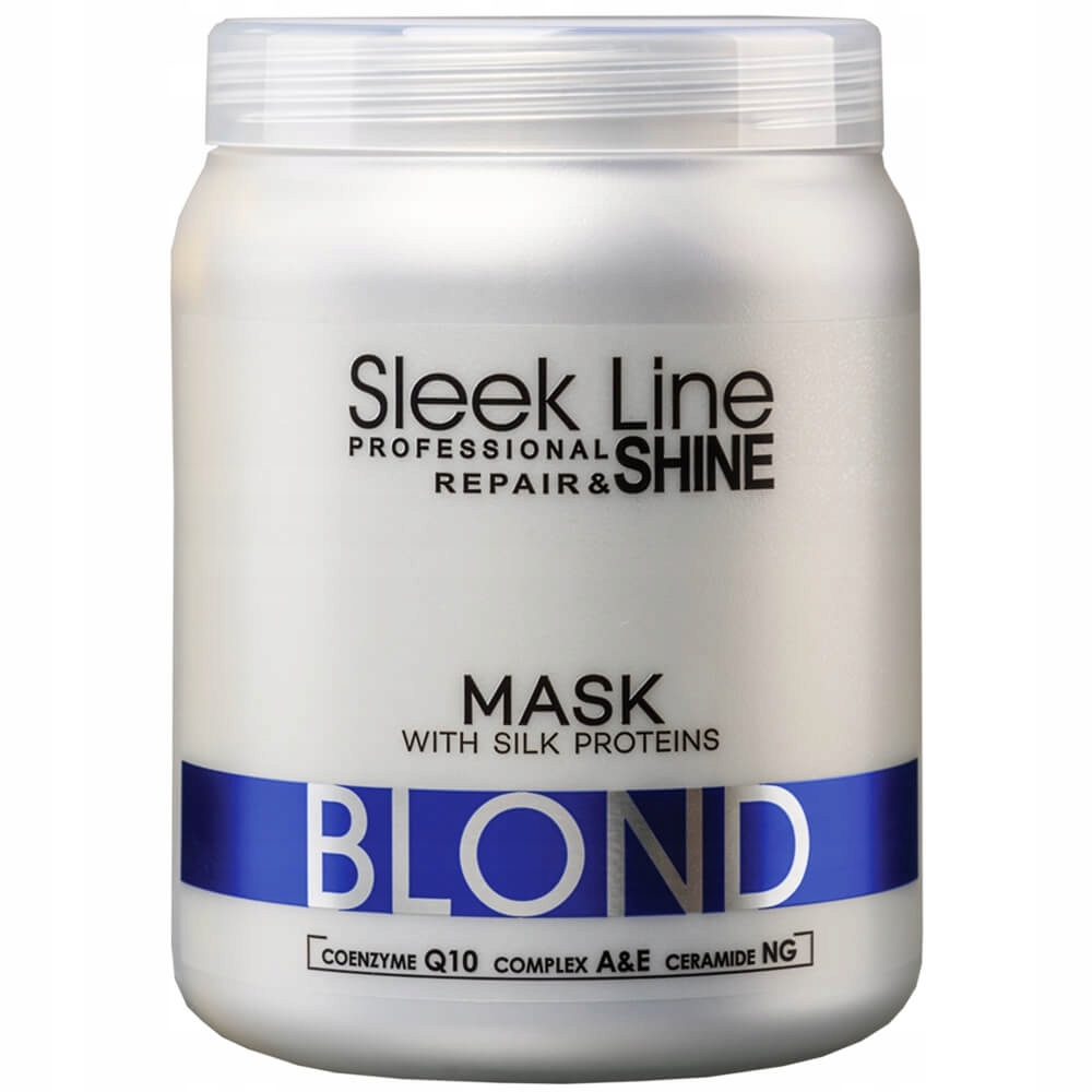 Stapiz Sleek Line Blond Mask maska z jedwabiem do włosów blond 1000ml ...