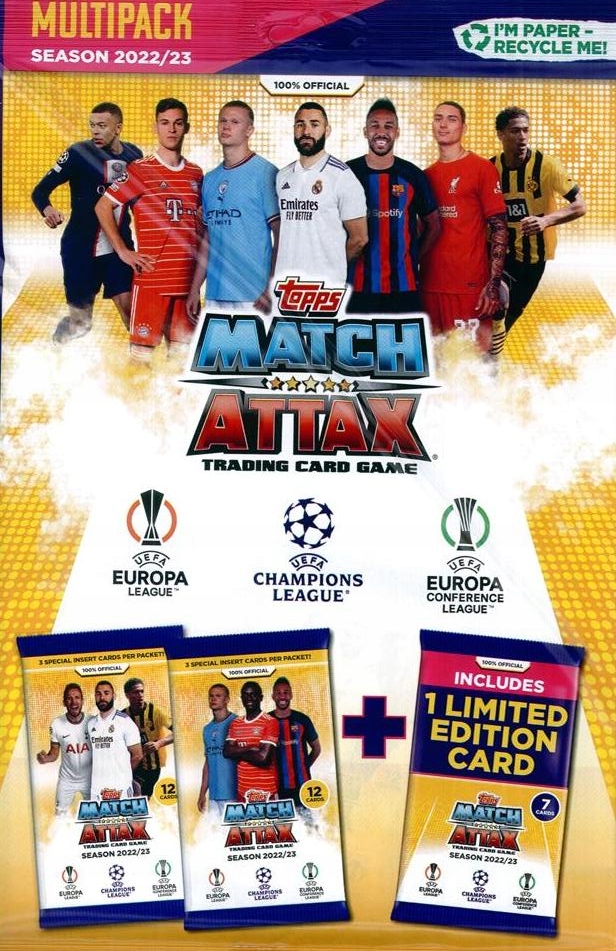 MULTIPACK MATCH ATTAX UEFA CHAMPIONS (12640227834) | Czasopismo Allegro