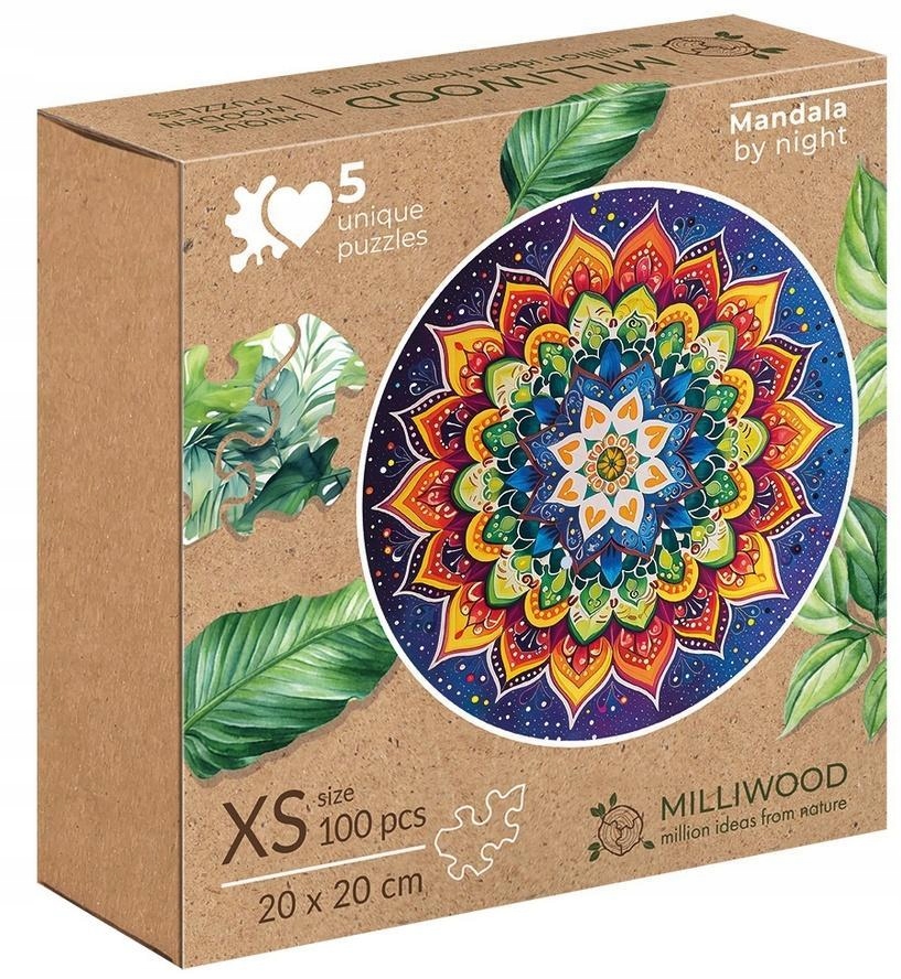 PUZZLE DREWNIANE 100 NOCNA MANDALA ALEX, ALEXANDER (5906018050660 ...