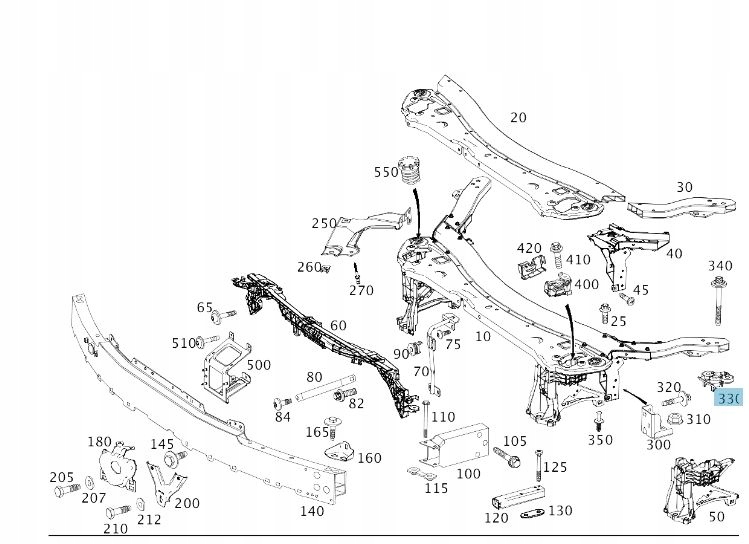 MOCOWANIE PAS PRZEDNI MERCEDES W213 P REGULATOR A2136205900 za 164,63 ...