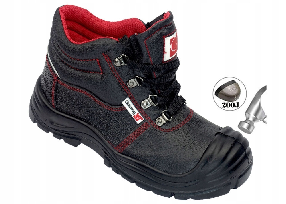 BUTY ROBOCZE MĘSKIE ANTYPRZEBICIOWE Z NOSKIEM S3 (414 S3 SRC) • Cena ...