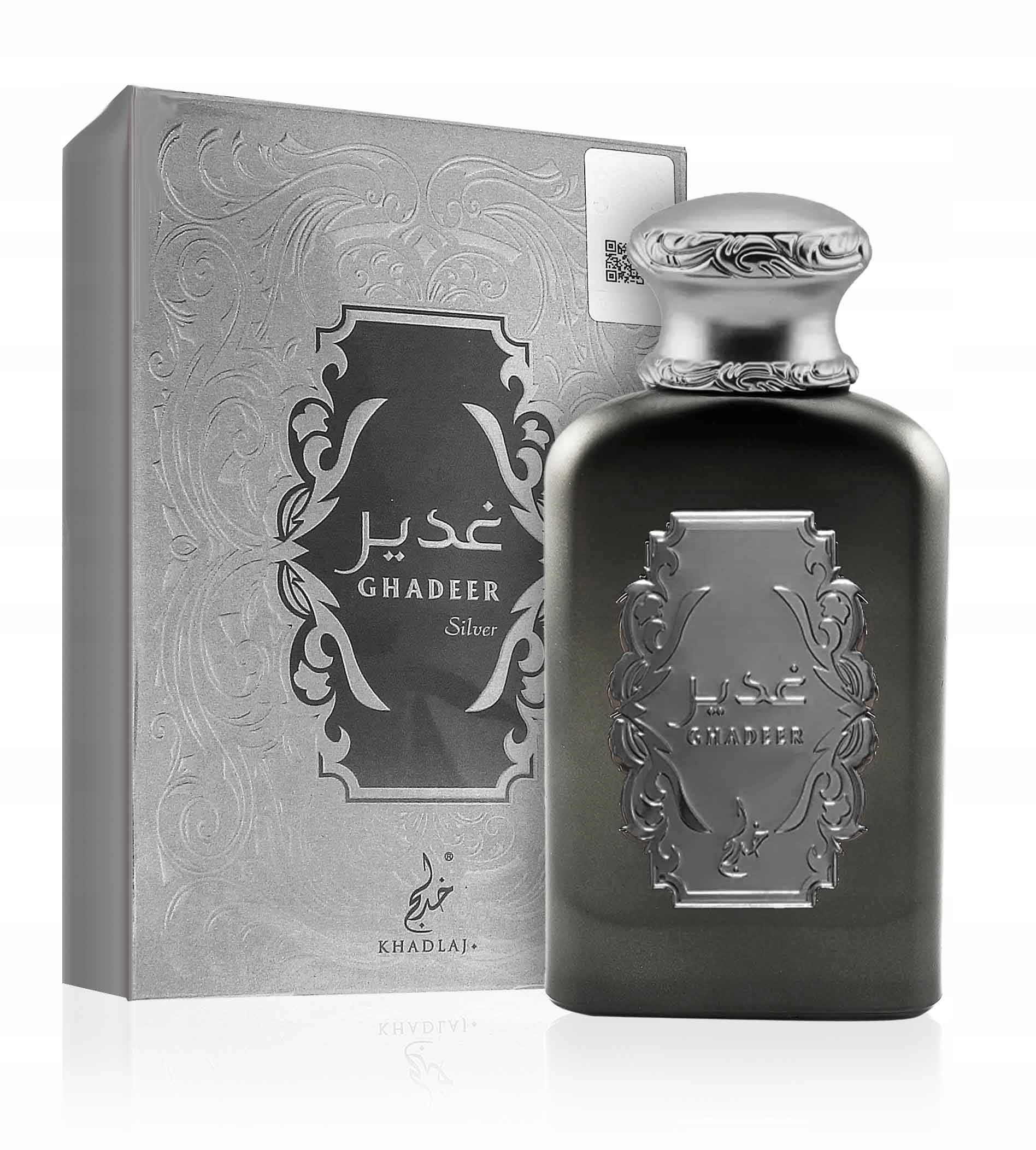 Khadlaj Ghadeer Silver parfüm 100ml férfiaknak, (6291107977010) • Ár ...