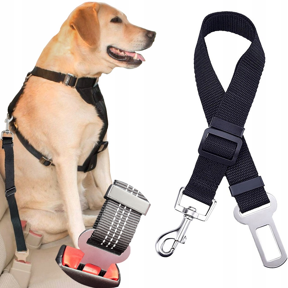 vodítko pro psa kočku do auta BEZPEČNOSTNÍ PÁS za 59 Kč - Allegro