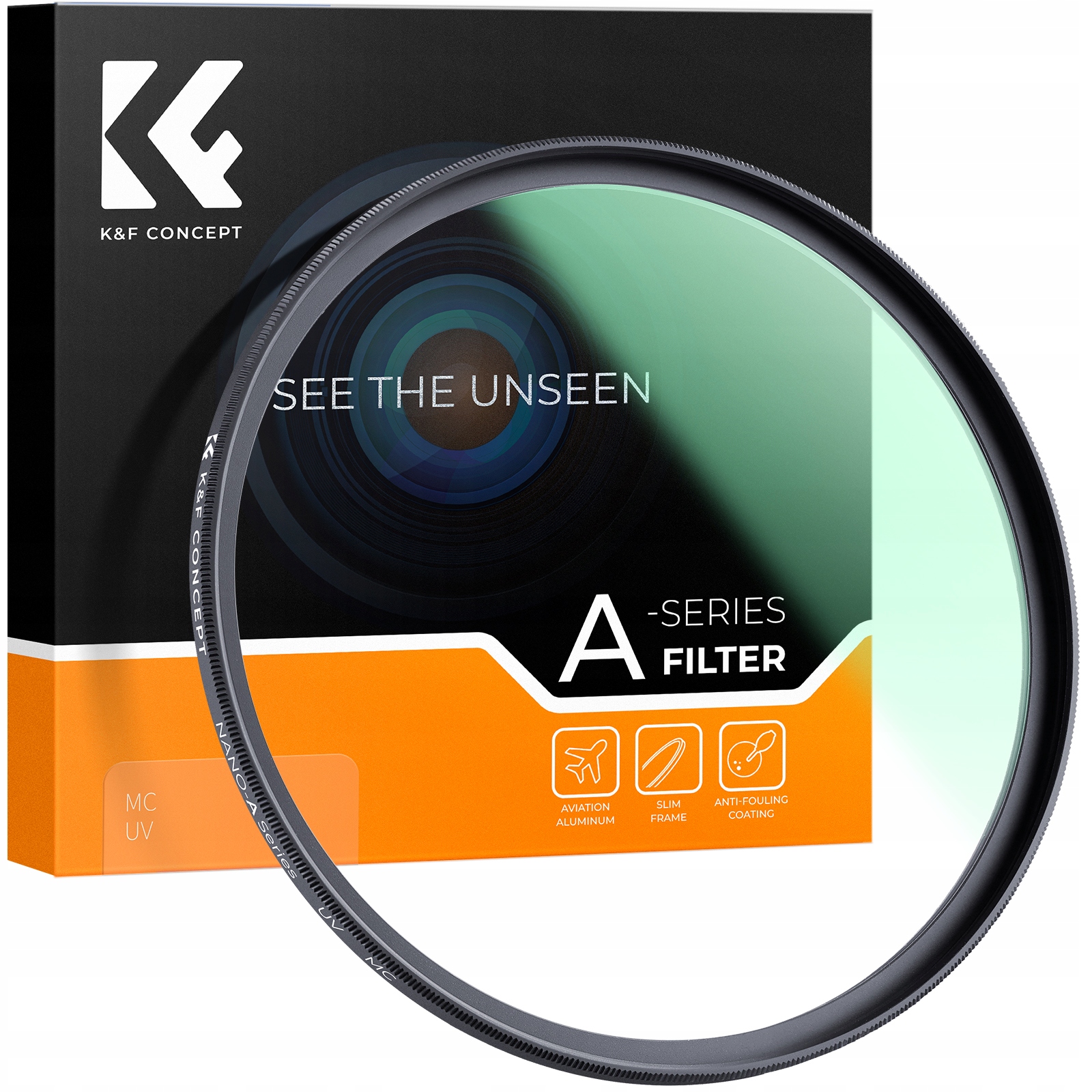 Filtr UV 52mm HD MC Green PRO A Slim K&F - Sklep, Opinie, Cena w Allegro.pl