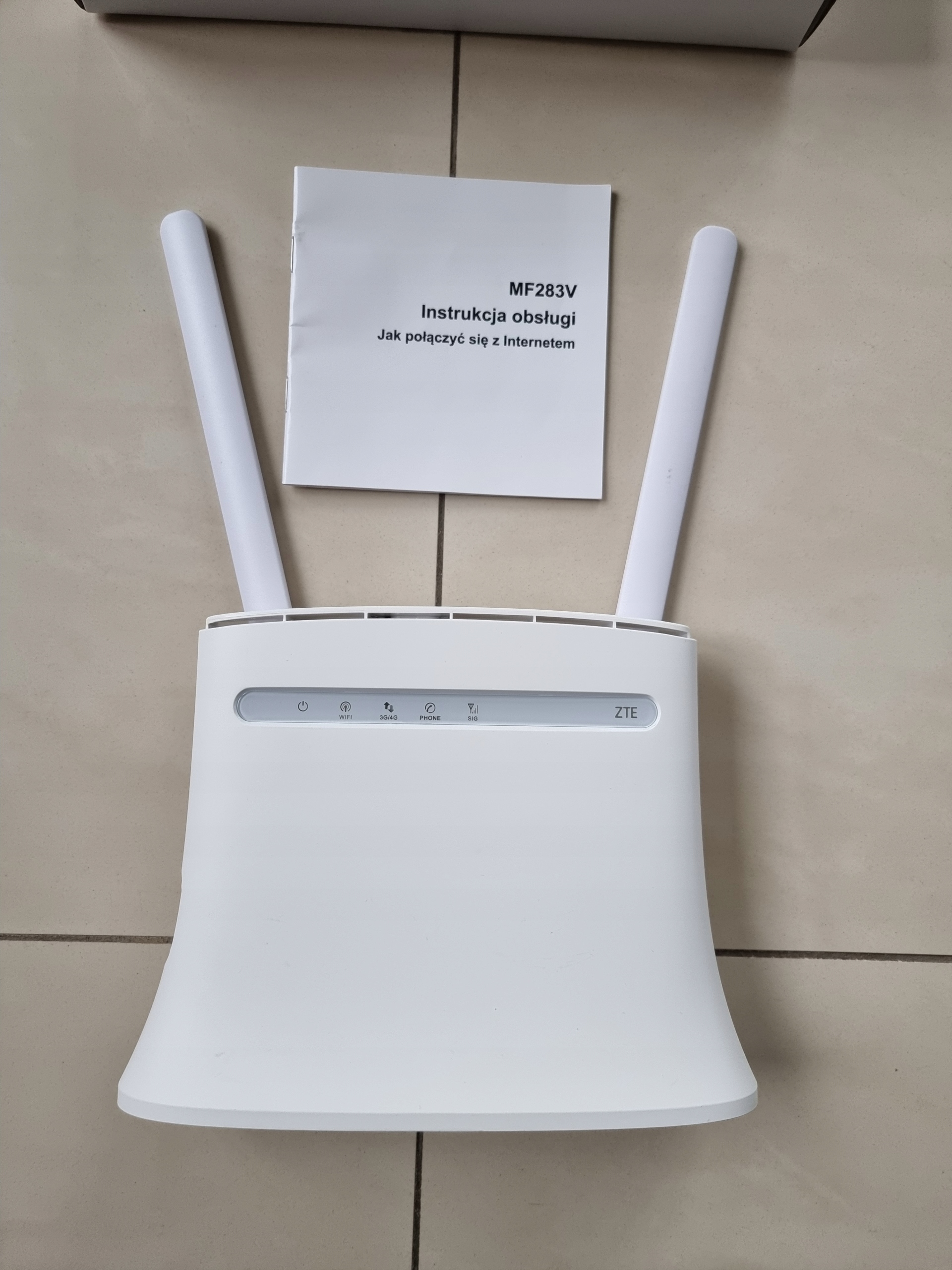 Router ZTE MF283v 802.11n (Wi-Fi 4) modem LTE na kartę SIM 4G 3G ...