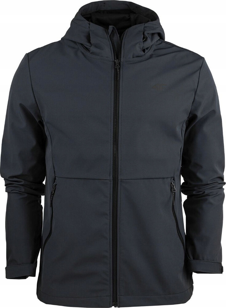 KURTKA PRZEJŚCIOWA SOFTSHELL Z KAPTUREM MĘSKA 4F MEMBRANA 5000 M043 r M (5904698143498) • Cena ...